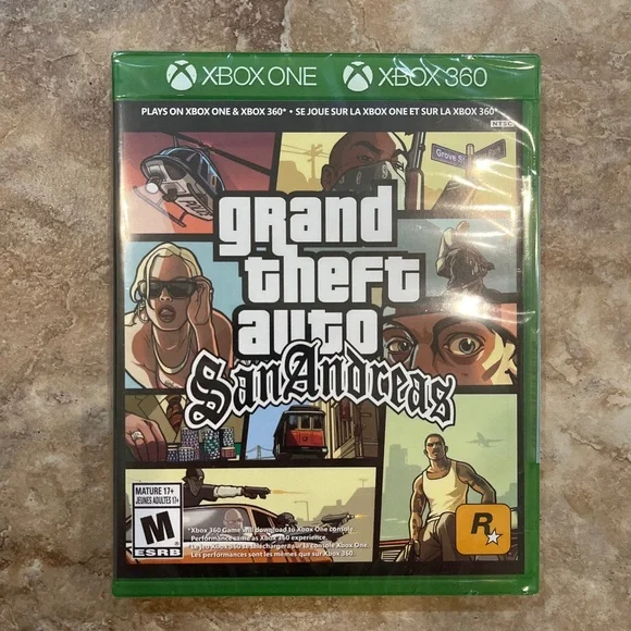 Grand Theft Auto San Andreas Xbox 360 Brand New Factory